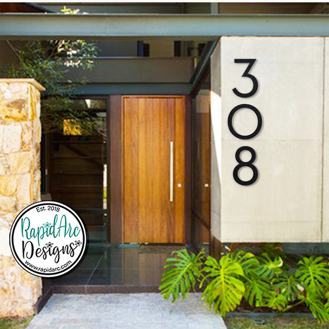 Extra Large Metal Address Numbers | up to 36" Inch Individual Numbers ...