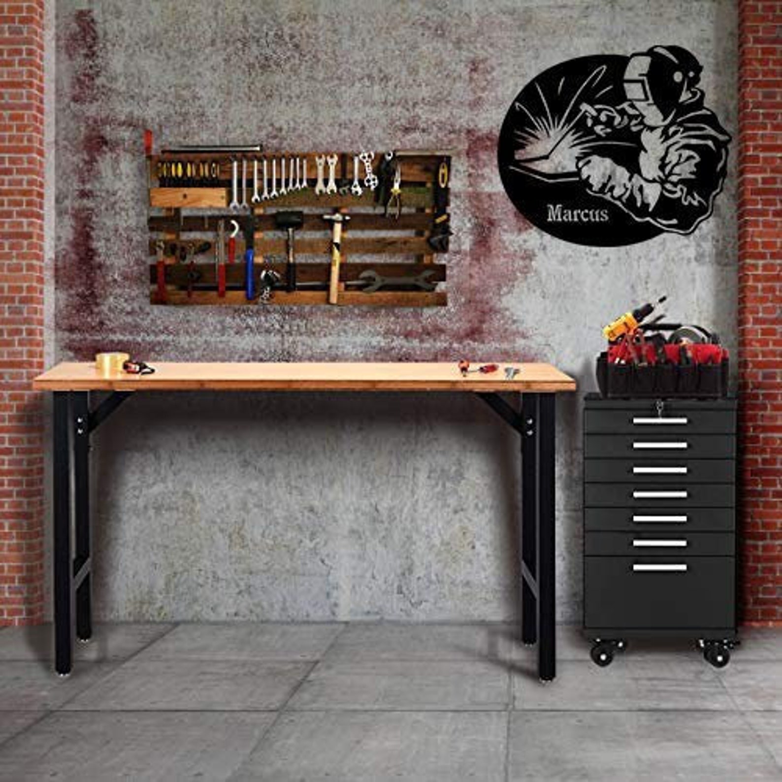 Customized Metal Welding Name Sign Sign for Welder Welder - Etsy