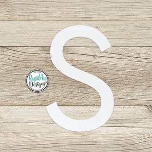 Extra Large Individual Metal Letters | Modern Deco Font | up to 36 ...