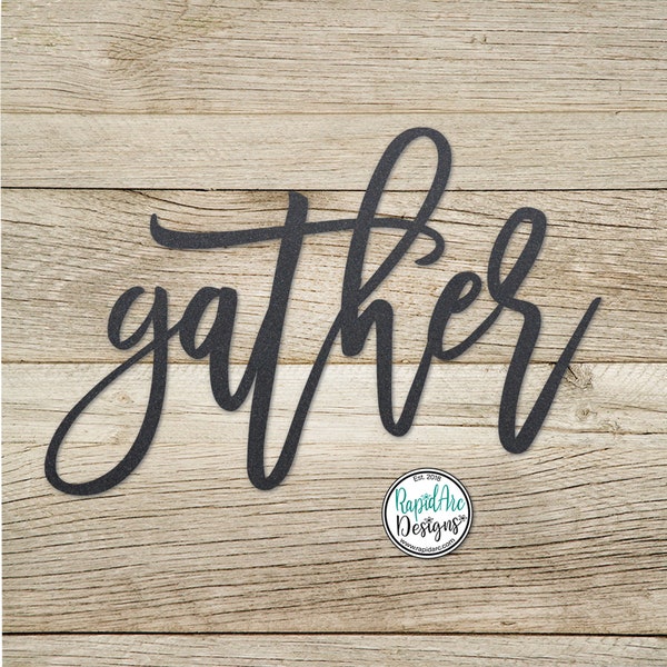 Gather Sign - Etsy