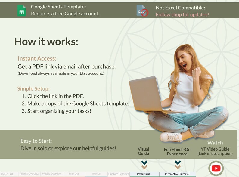 Google Sheets To-do List Template: Eisenhower Matrix, Task Archiving ...