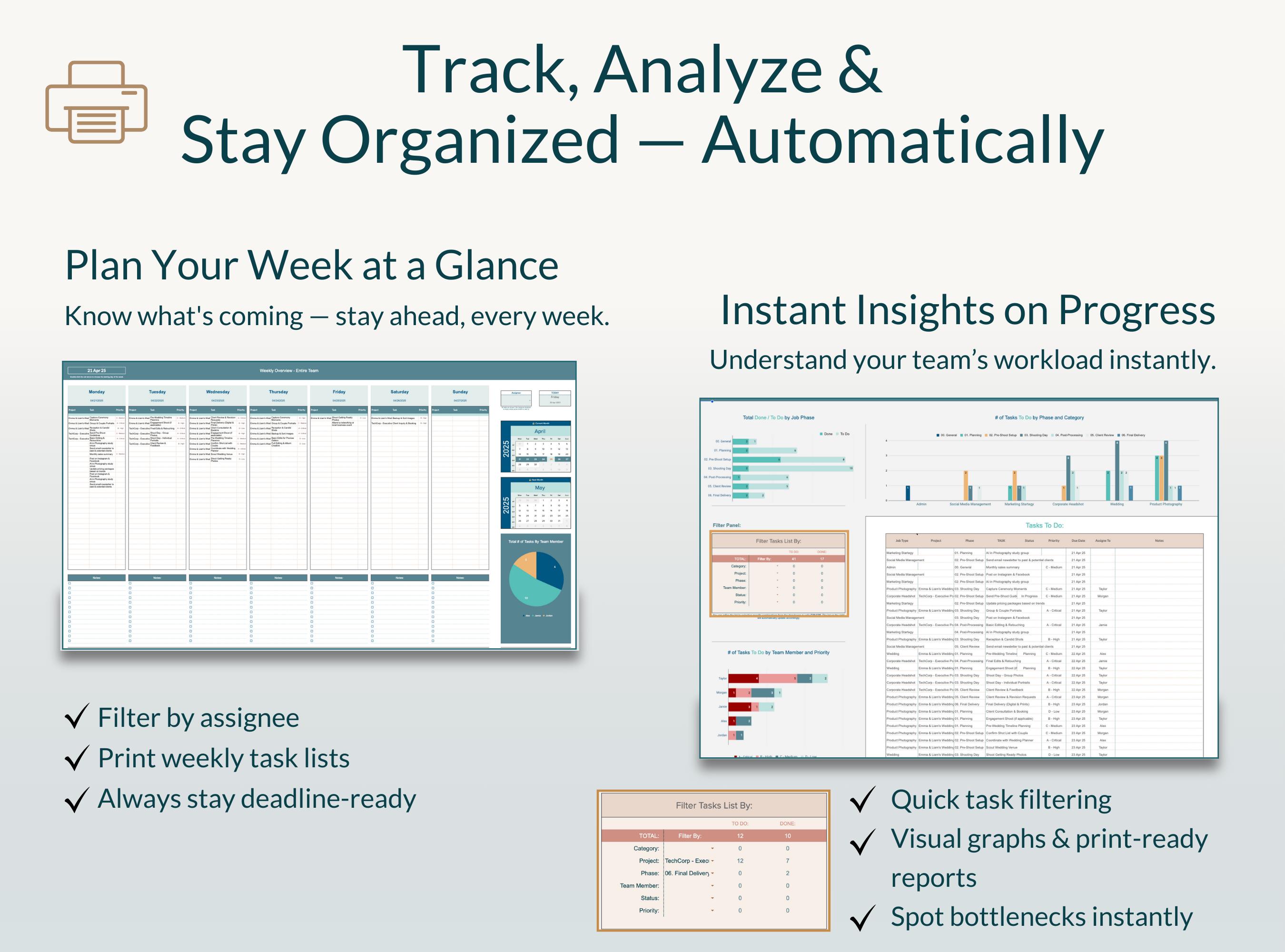 Recurring Task & Project Tracker: Auto-fill Google Sheets Template ...