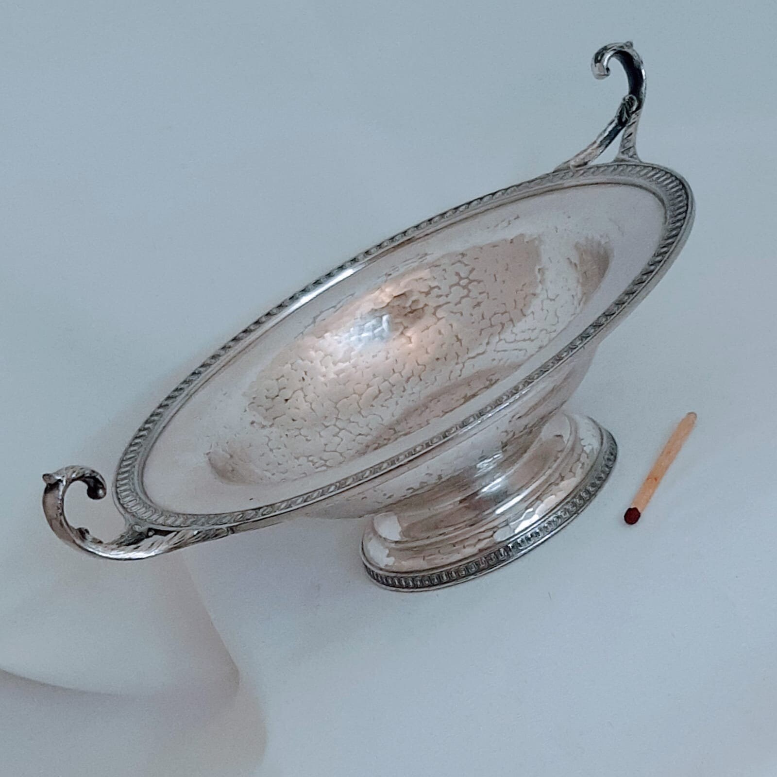 Antique Silverplate Dish Hand Hammered EPNS Derby Silver Plate Co. 2 ...