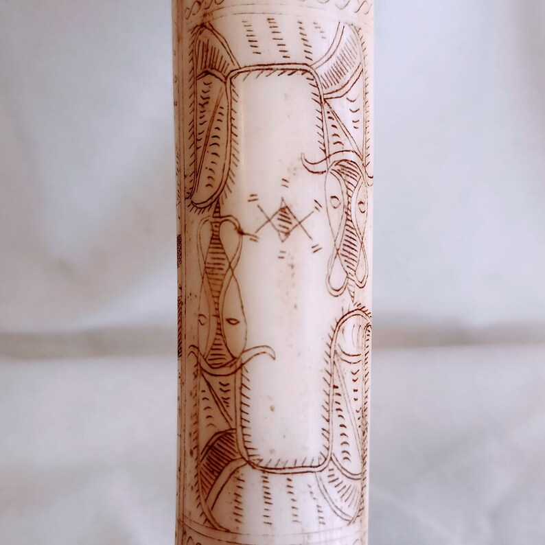 Sumatra Batak Shaman Calendar Almanac Engraved Bone Datu Porhalaan ...