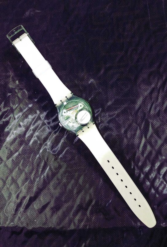 Swatch Watch CRASH!!! GG111 1991 by Massimo Giacon Qu… - Gem