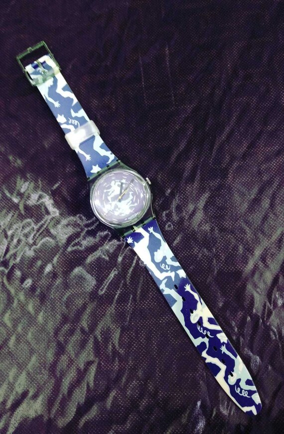 Swatch Watch CRASH!!! GG111 1991 by Massimo Giacon Qu… - Gem