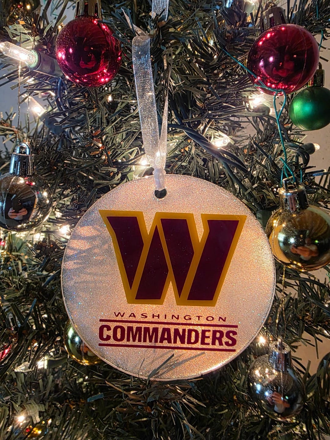 WA Commanders Ornament - Etsy