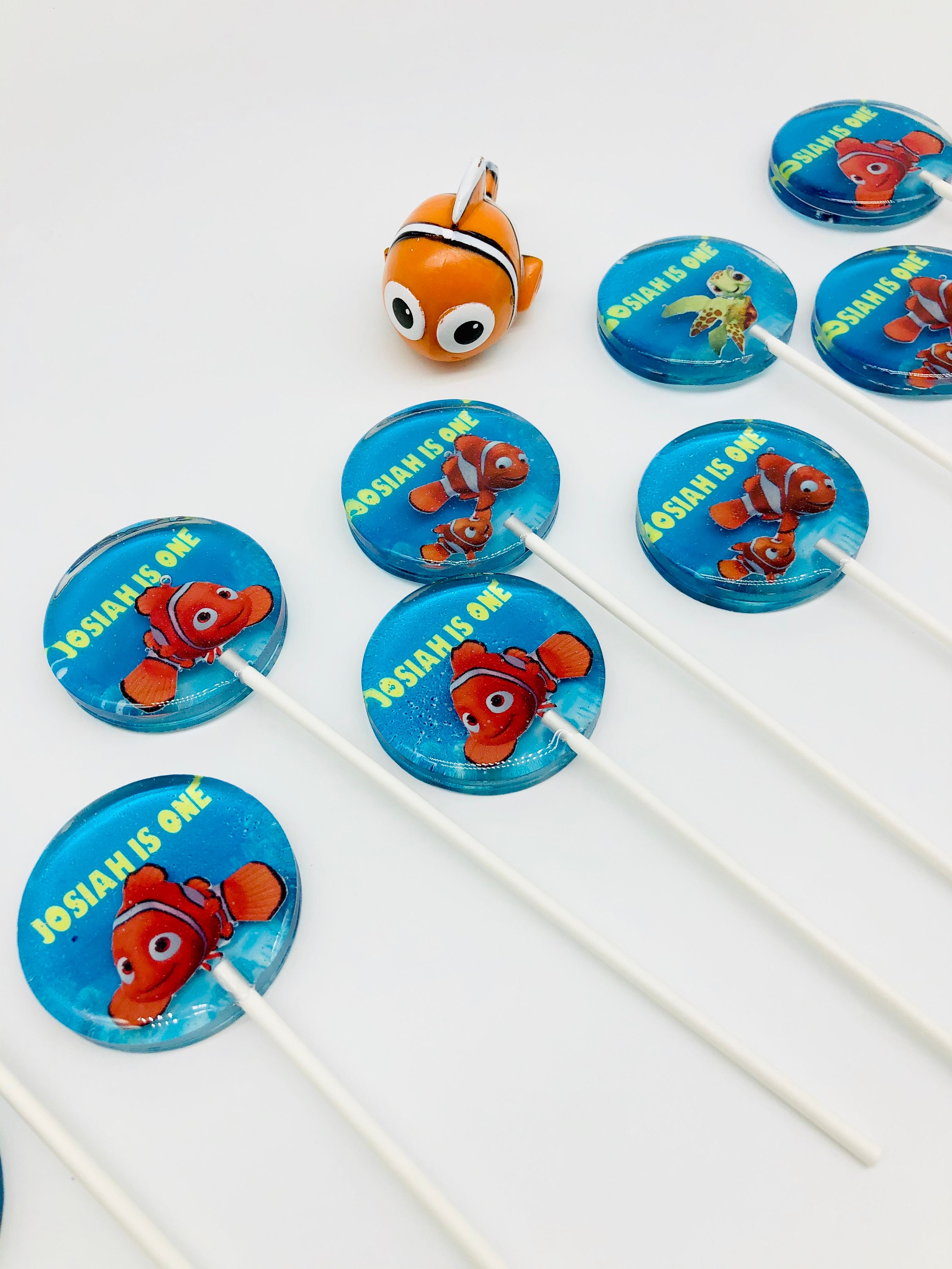 Finding Nemo Lollipops Finding Nemo Themed Birthday - Etsy