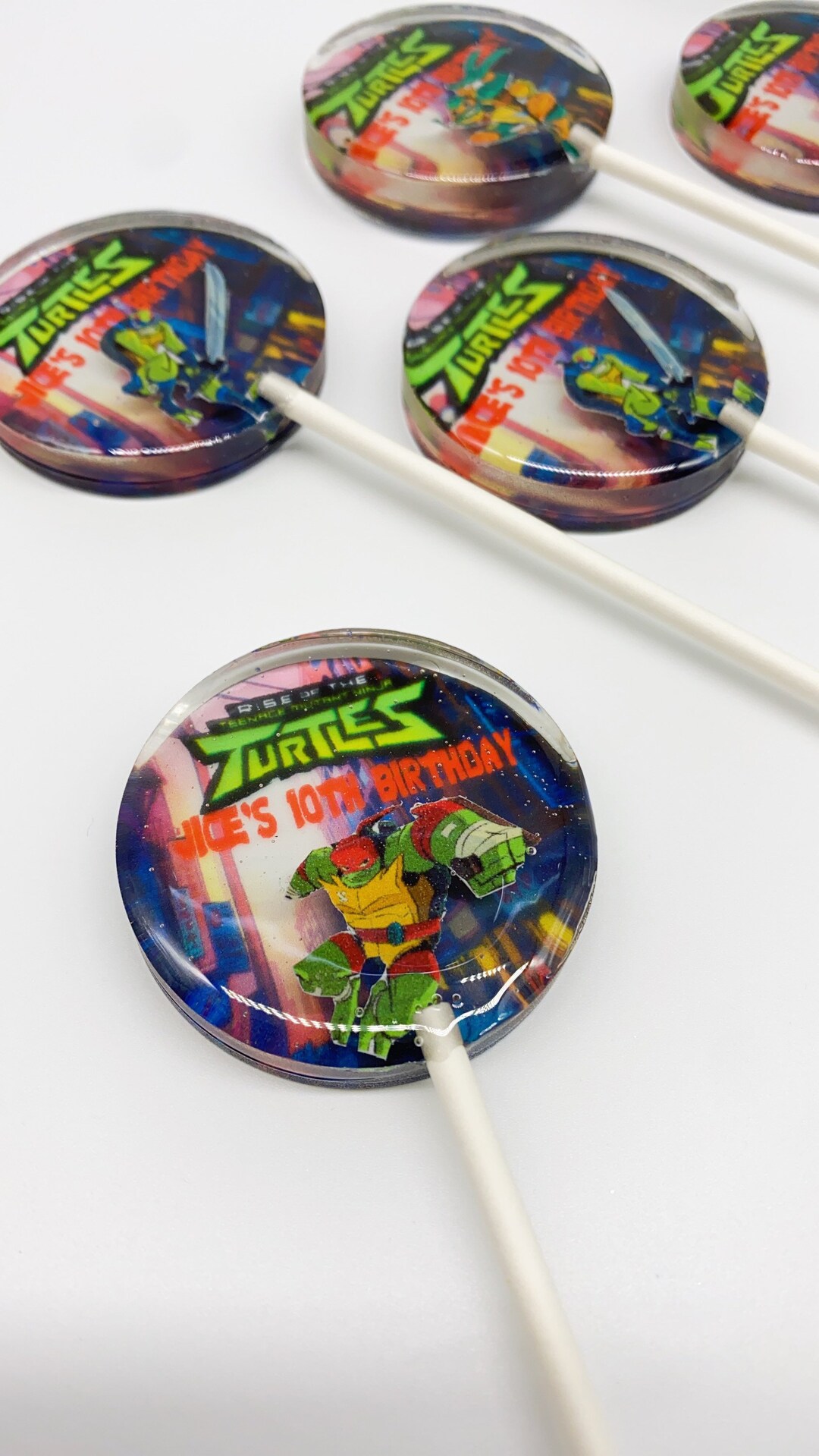 Custom Ninja Turtles Inspired Lollipops Ninja Turtles Themed Ninja ...