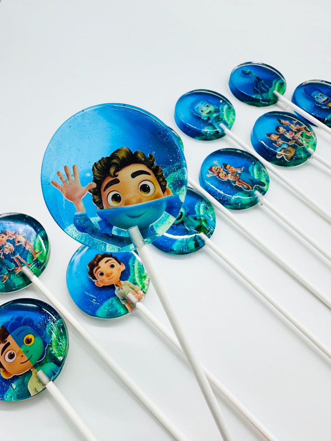 Custom Luca Inspired Lollipops - Luca Themed - Luca Party Favors, Luca ...