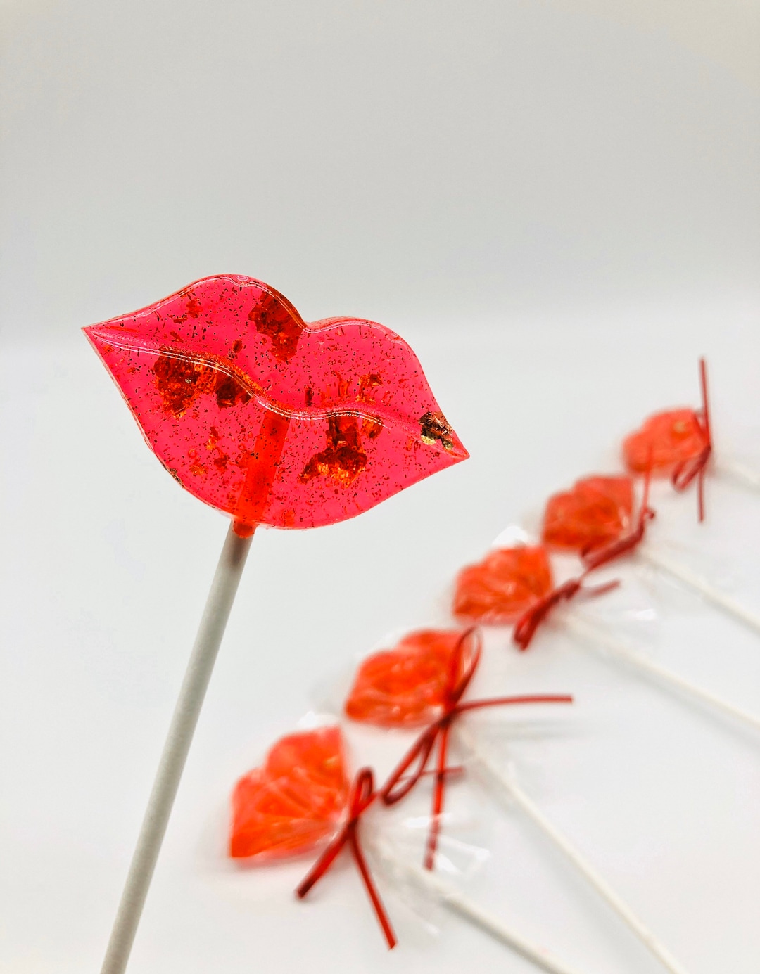 24K Gold Lips Lip Succers Lip Lollipops Bachelorette - Etsy