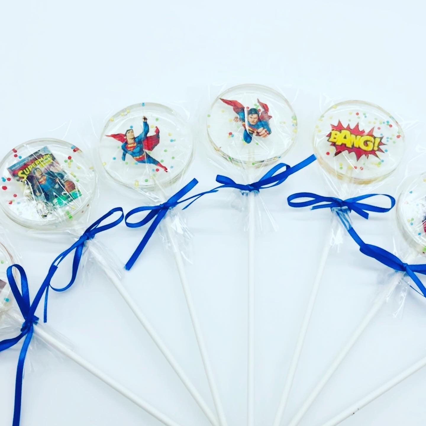 Edible Image Lollipop Logo Lollipop Superhero Lollipops - Etsy