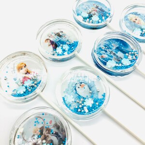 Frozen Themed Birthday, Frozen Lollipops, Frozen Candy, Snowflake ...