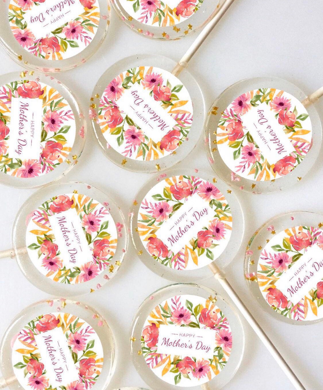 Mothers Day Lollipops Gold Suckers Champagne Lollipops | Etsy