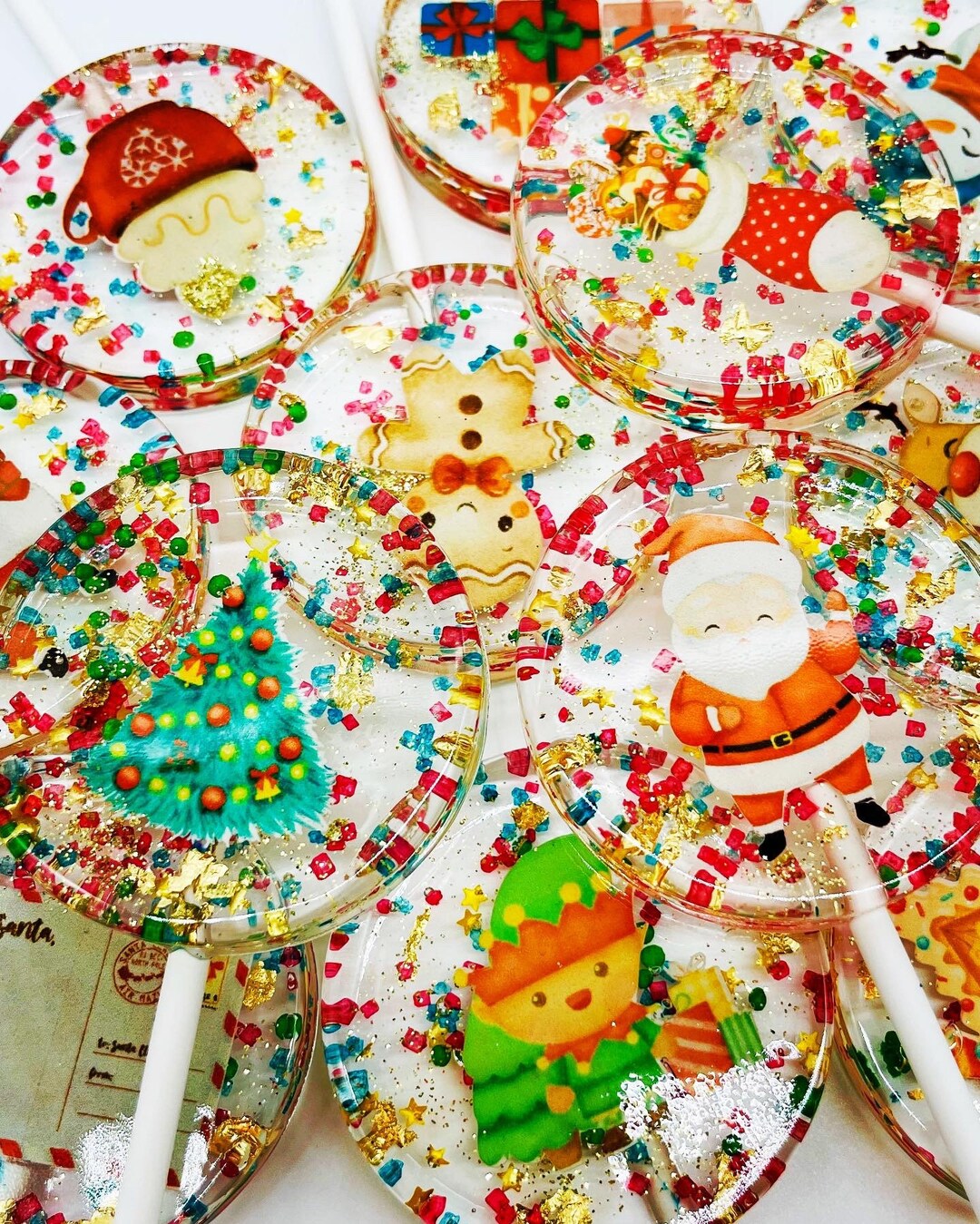 Christmas Lollipops, Santa Lollipops, Gingerbread Man Lollipops ...