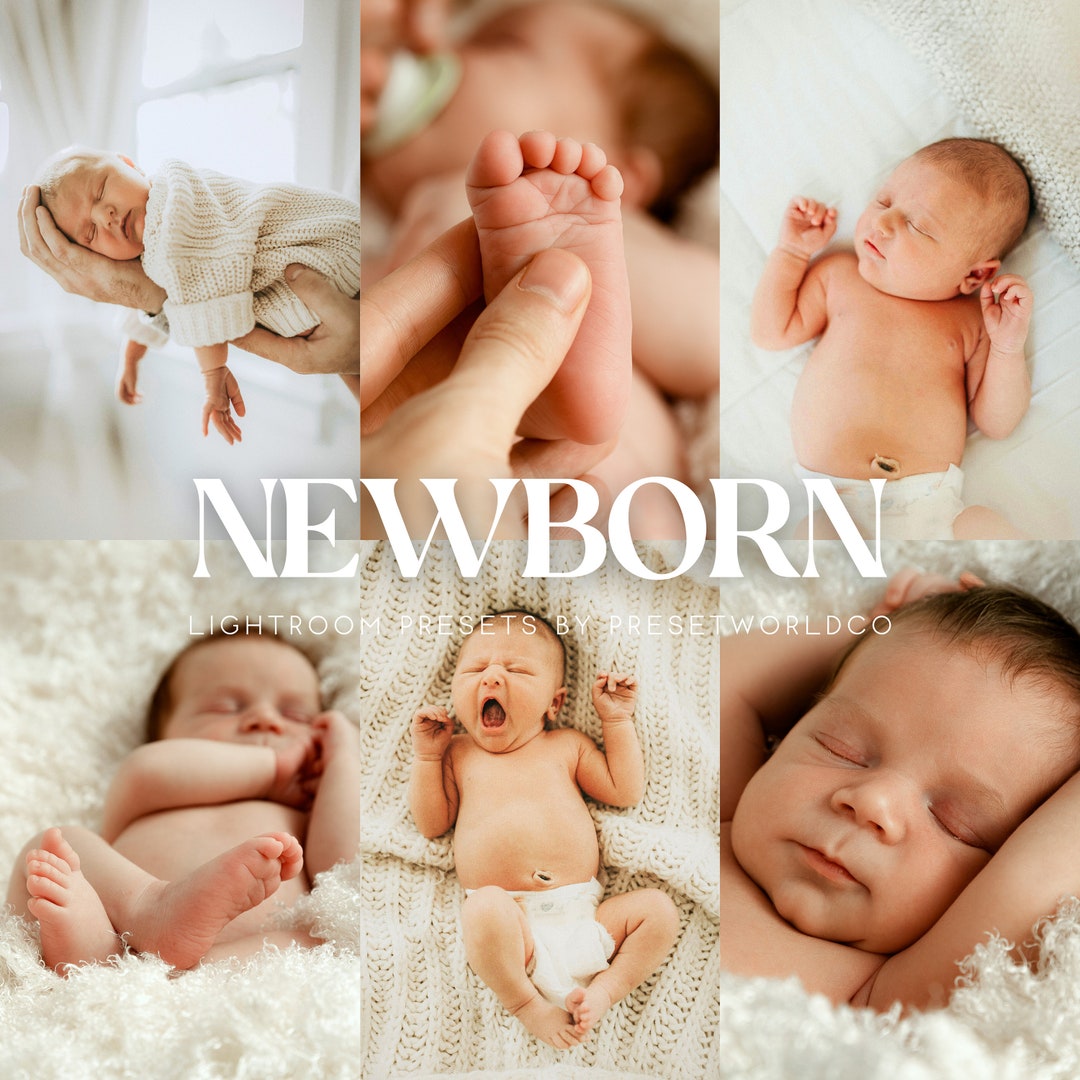 30 NEWBORN LR Bundle Presets, Mobile Lightroom Preset, Newborn ...