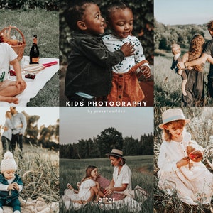 5 Lightroom Presets KIDS Photography, Desktop Filter, Outdoor ...