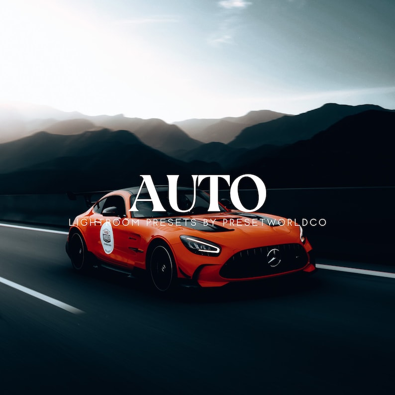 30 Cinematic Car Photography Lightroom Presets, Mobile & Desktop - Etsy