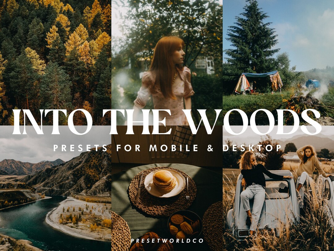 Into the Woods Lightroom Presets | 10 Unique and Moody Filters for ...