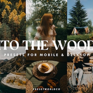 Into the Woods Lightroom Presets | 10 Unique and Moody Filters for ...