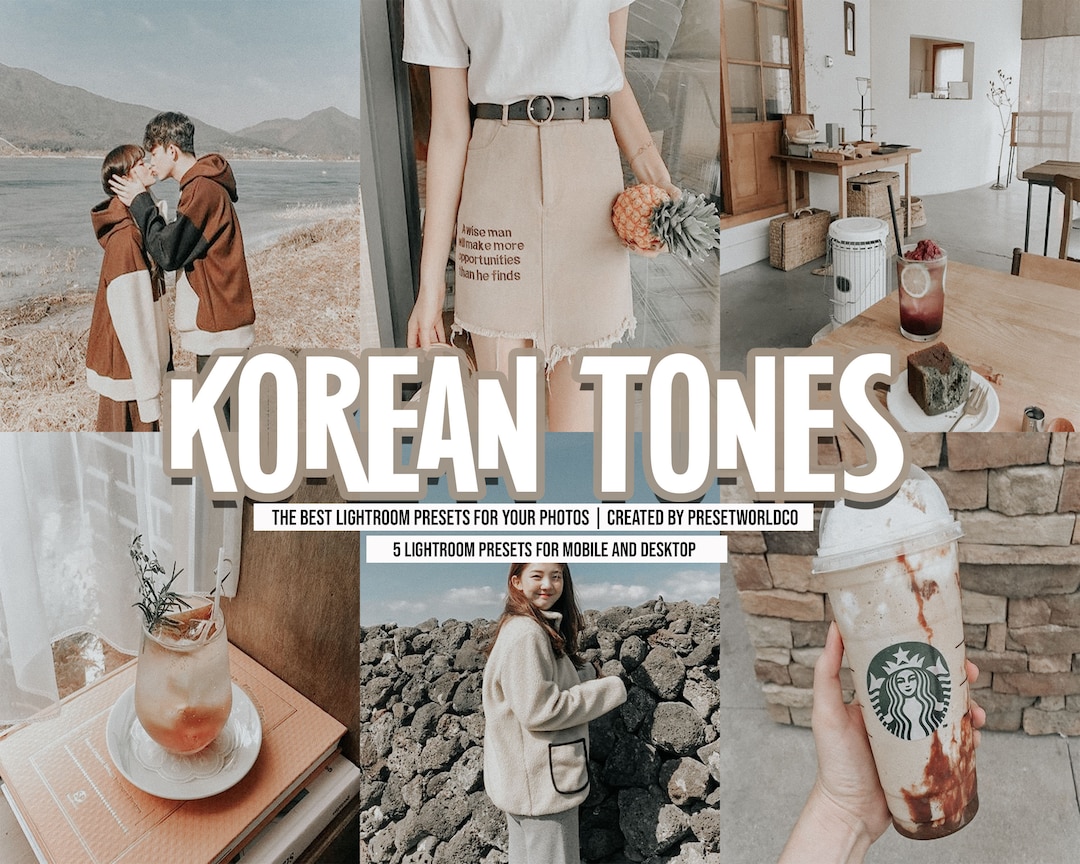 Korean Tones Lightroom Presets – Mobile & Desktop Filters (DNG, XMP) - Etsy