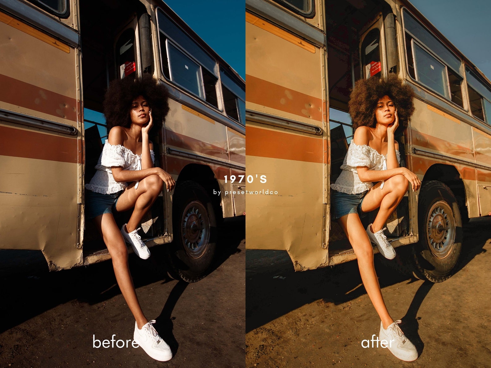 1970s Retro Lightroom Presets | Mobile & Desktop Filters - Etsy
