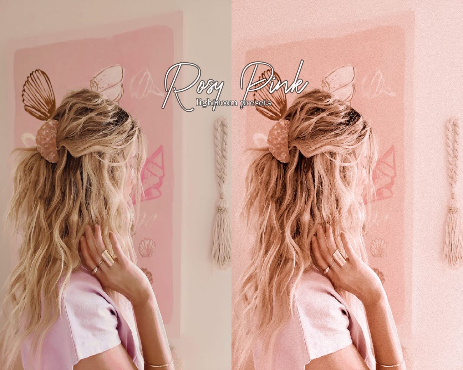 4 Rosy Pink Lightroom Presets/ Lightroom Presets/ Lightroom | Etsy