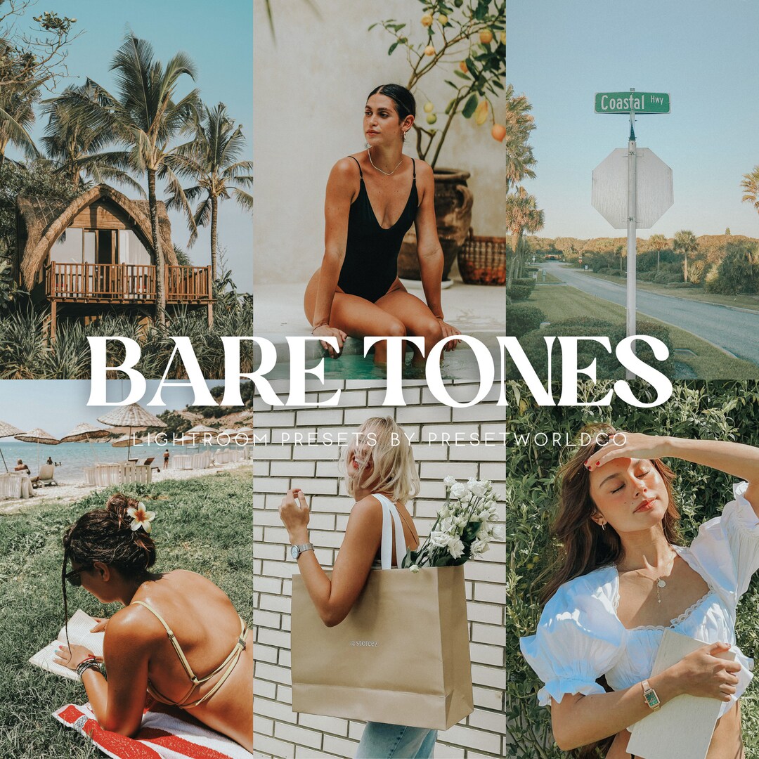 4 Lightroom Presets Bare Mobile Presets Preset Mobile Filter Natural