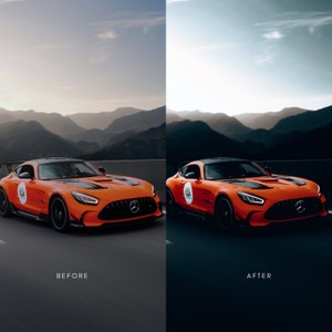 Automotive Lightroom Presets Bundle, 30 Cinematic Car Filters for ...