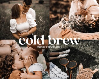 5 Cold Brew LIGHTROOM Desktop Presets Photo Filter Autumn - Etsy