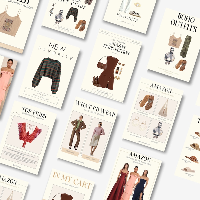 Ltk Canva Templates Fashion - Etsy
