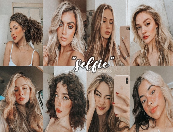 5 Best Selfie Presets/ Self Portrait Presets/ Lightroom | Etsy