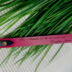 Personalized Leather Bookmark for Men and Women Leather - Etsy