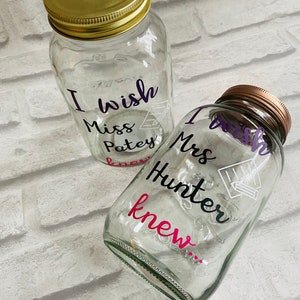 I Wish My Teacher Knew Jar Classroom Jar SEMH Strategies Anxiety ...