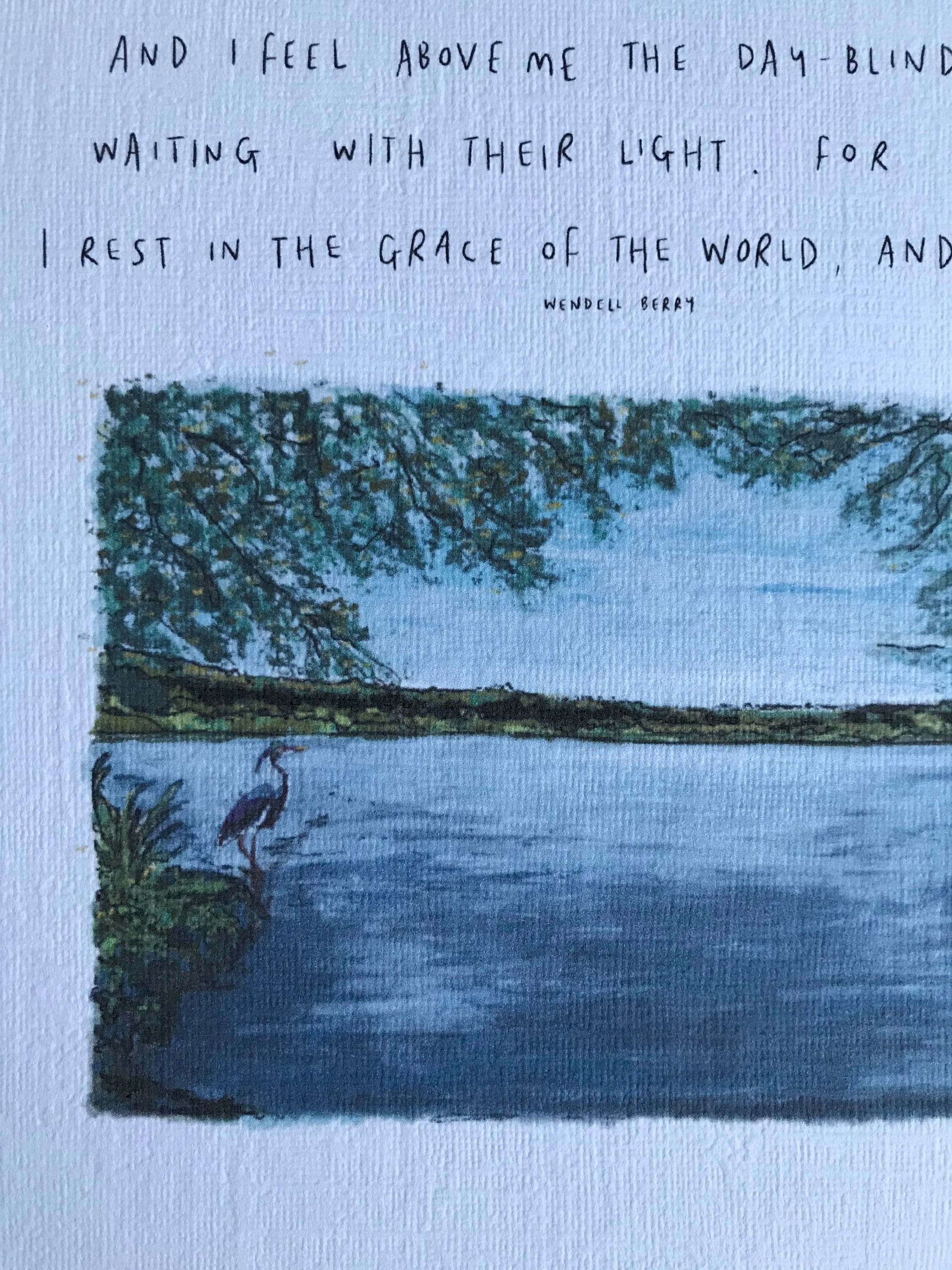 The Peace of Wild Things by Wendell Berry / Art Print Drawing - Etsy UK