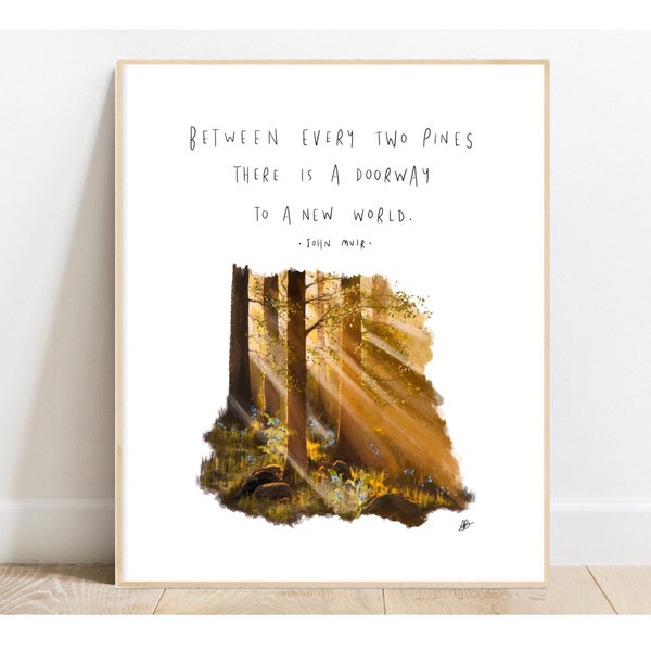 John Muir Quote - Etsy