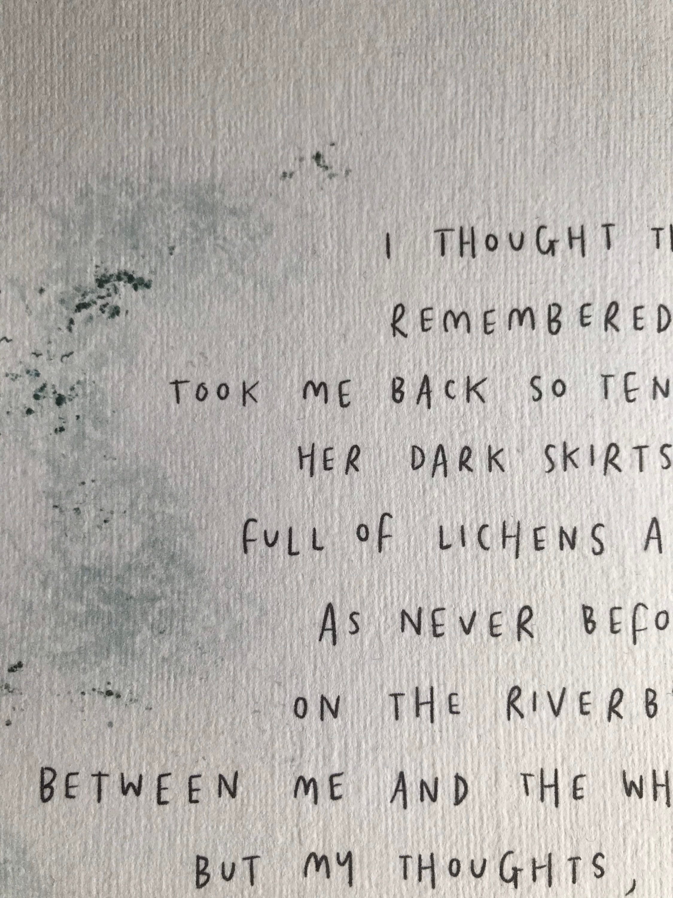 Sleeping in the Forest by Mary Oliver / Pine Trees Forest | Etsy