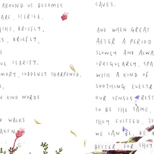 When Great Trees Fall by Maya Angelou / Art Print Drawing Painting ...