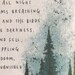 Sleeping in the Forest by Mary Oliver / Pine Trees Forest Green Poem ...
