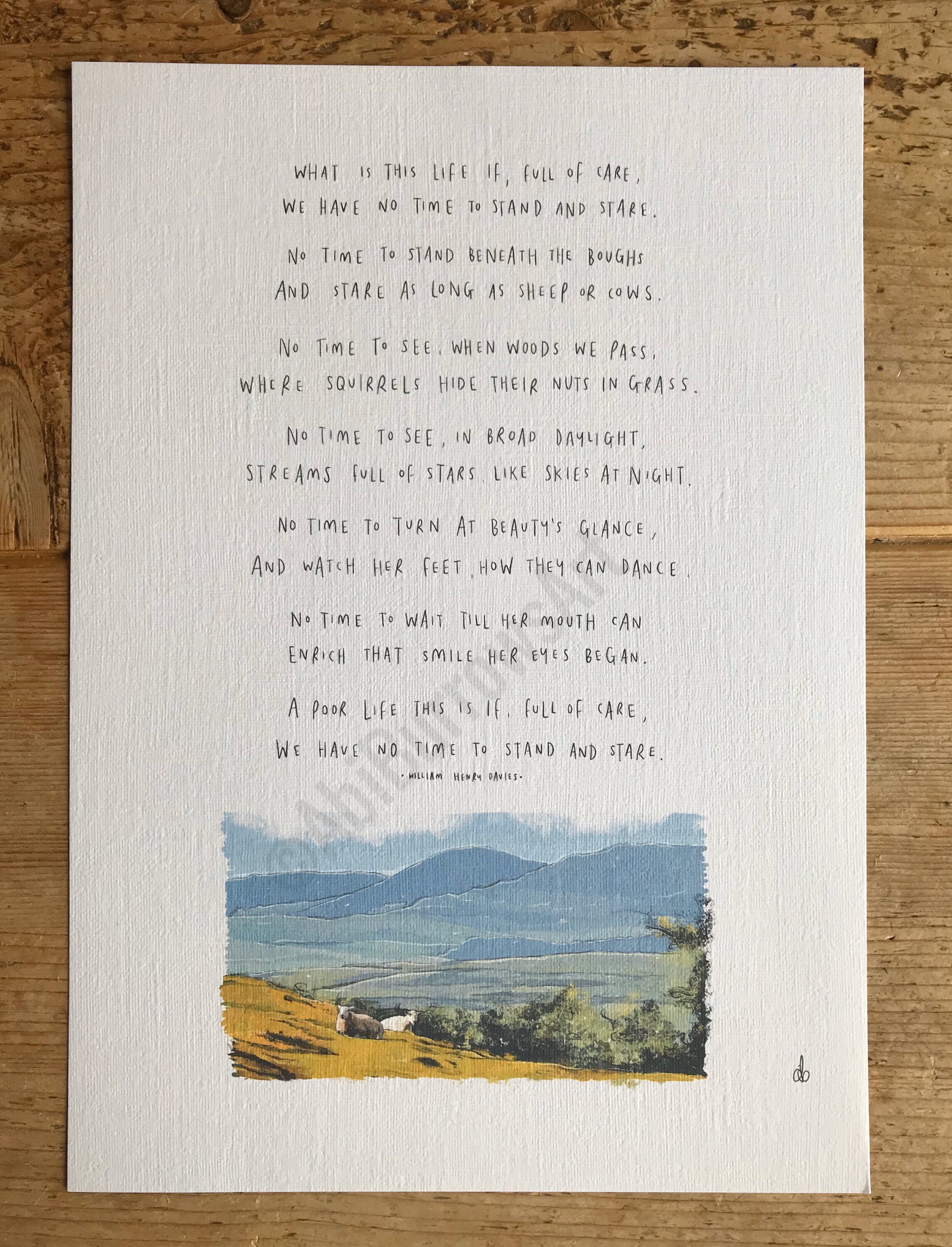 Leisure Poem By William Henry Davies