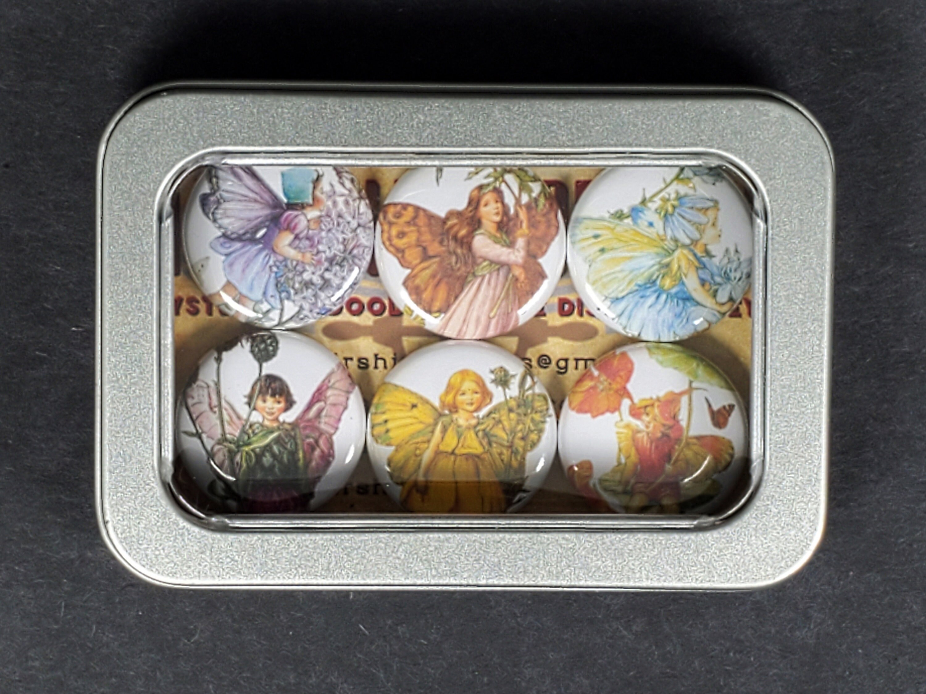 Flower Fairies 1 Magnet or Pin Back Button Set - Etsy