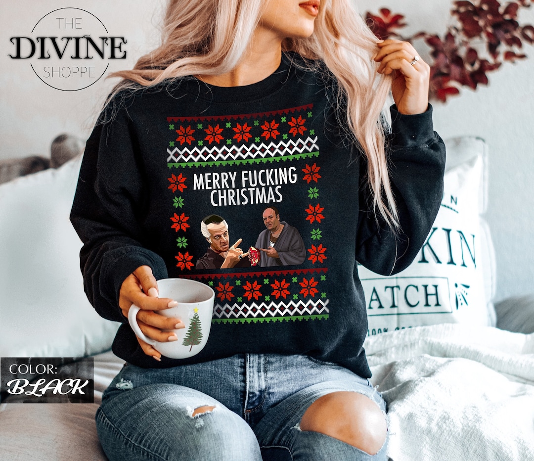 Italian Christmas Sweater, Tony Soprano Sweatshirt, Pauli Sopranos ...