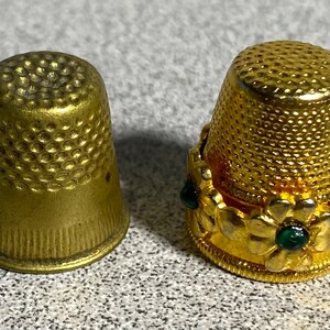 Vintage Brass Thimble Lot From Japan & Austria - Etsy