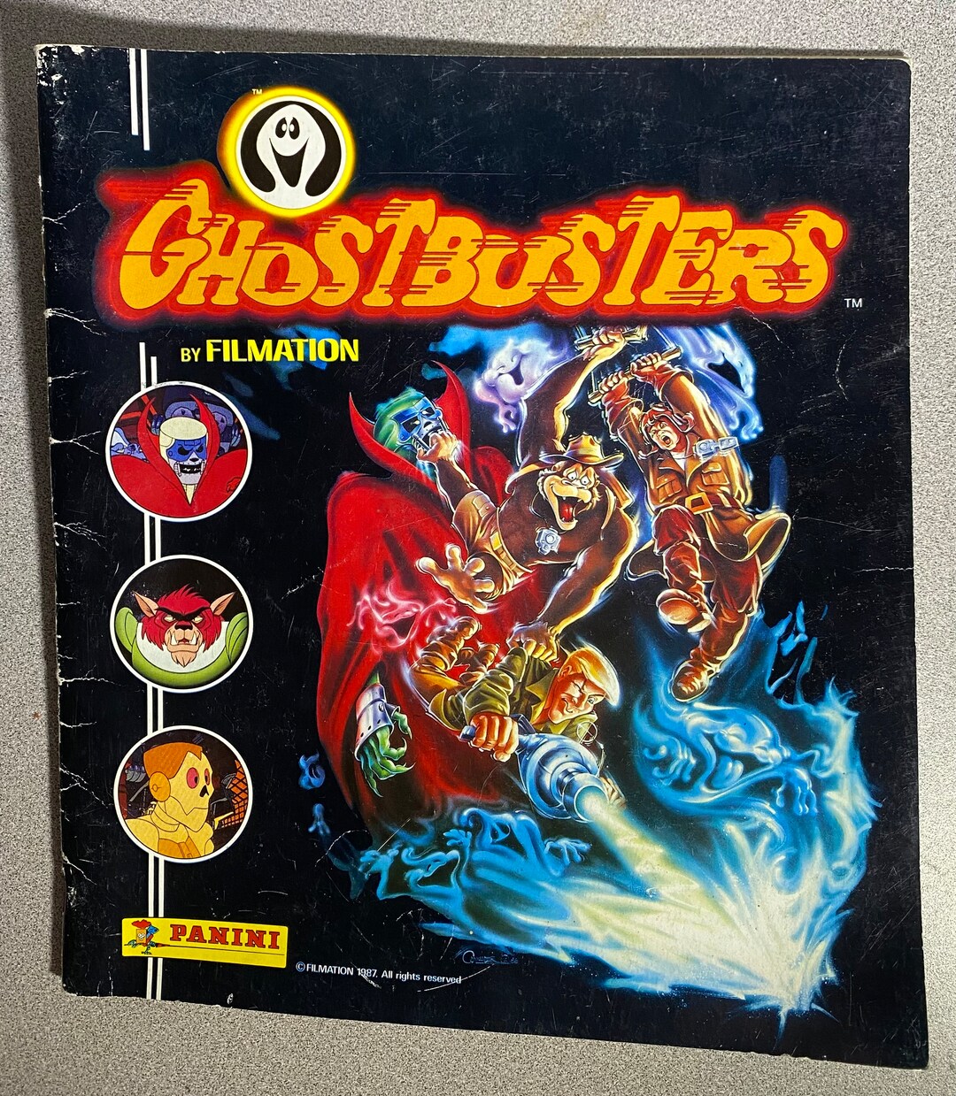 Vintage 1987 Panini Ghostbusters by Filmación Sticker Book - 37 ...