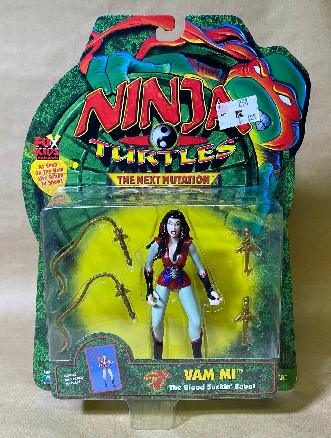 Vintage 1997 Playmates Ninja Turtles the Next Mutation Vam Mi Action ...