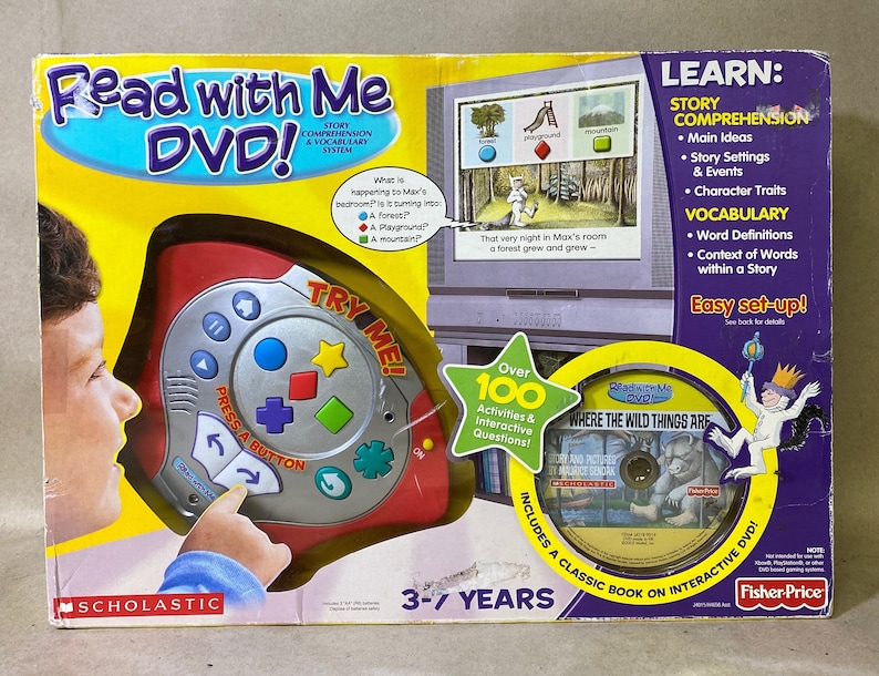 Vintage Fisher Price Read With Me DVD & Extra Story - Etsy