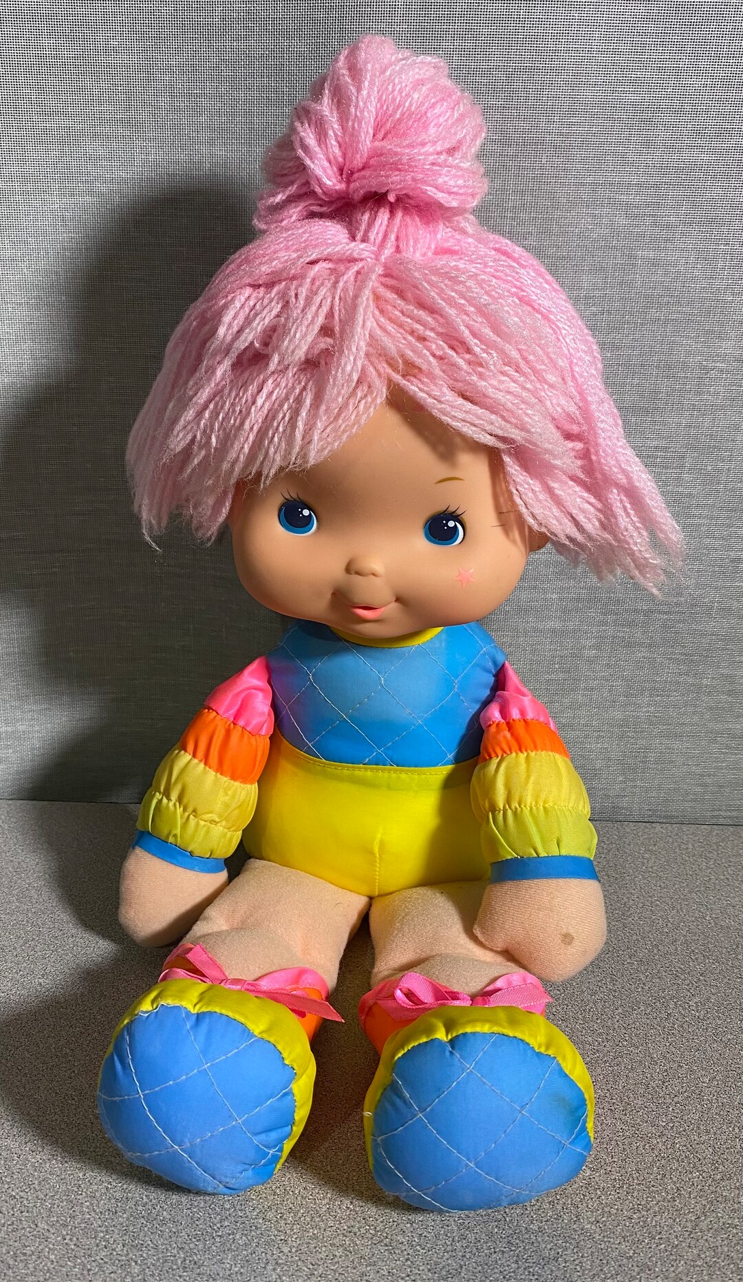 Vintage 1983 Hallmark Mattel Rainbow Brite Pink Baby Brite 14” Doll - Etsy