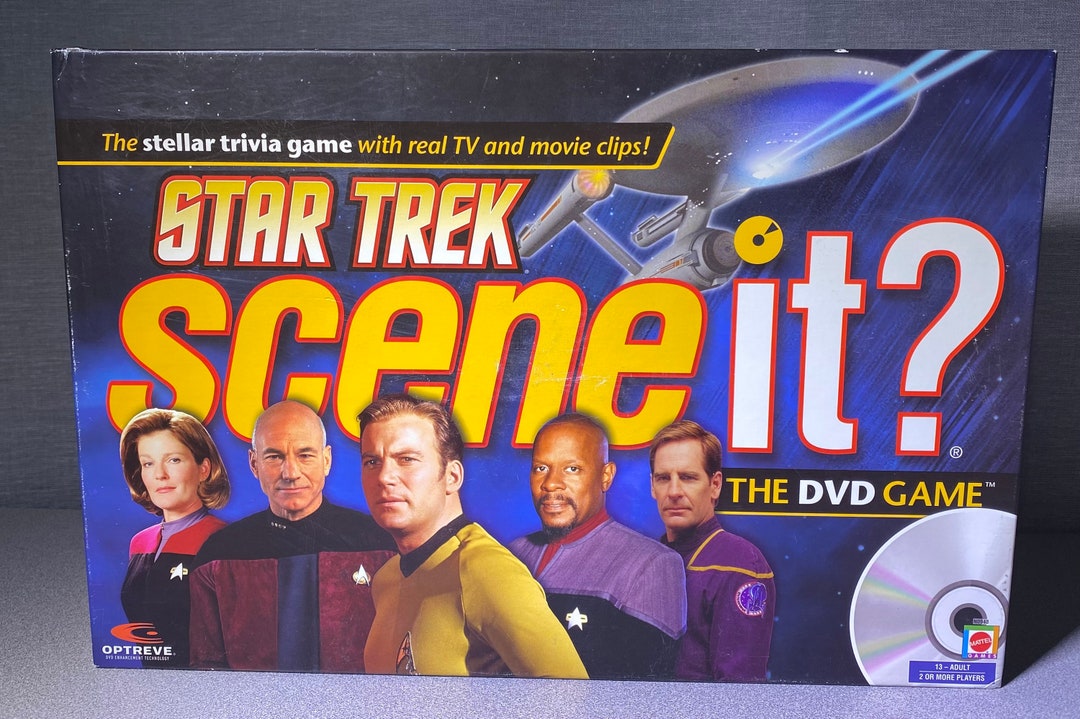 Mattel Optreve Star Trek Scene It? the DVD Game - Compete Never Used ...