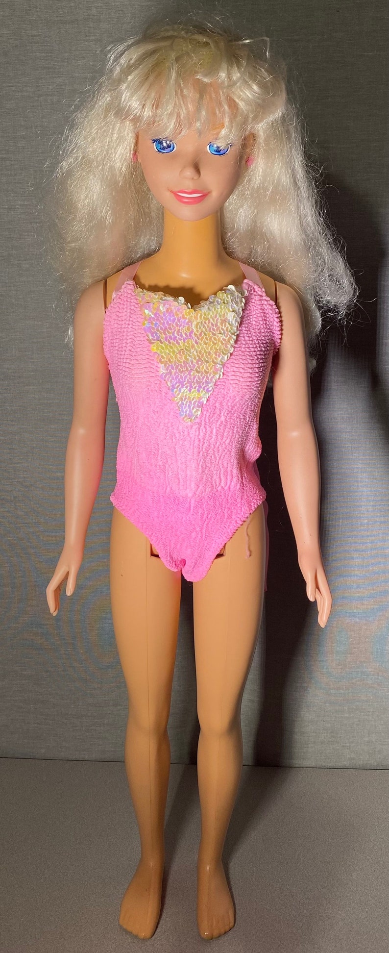 Vintage 1992 Mattel Life Size Barbie Doll 3 Feet Tall - Etsy