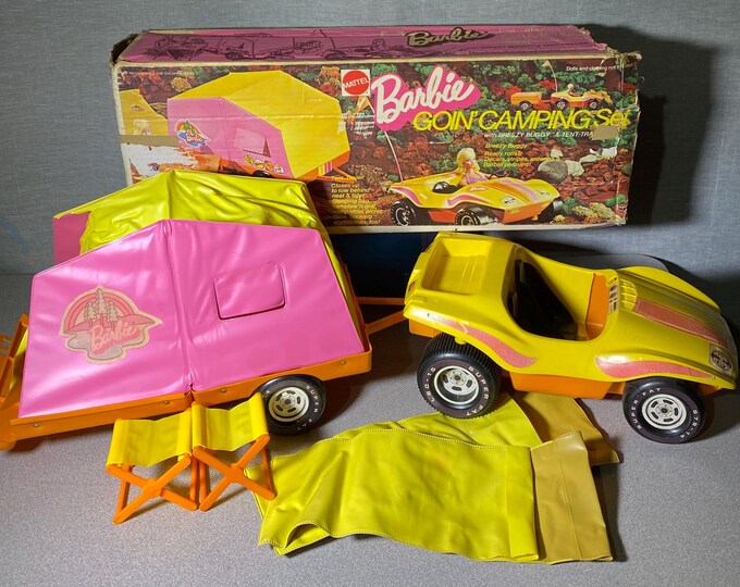 Vintage 1972 Mattel Barbie Goin Camping Set W/original Box - Etsy